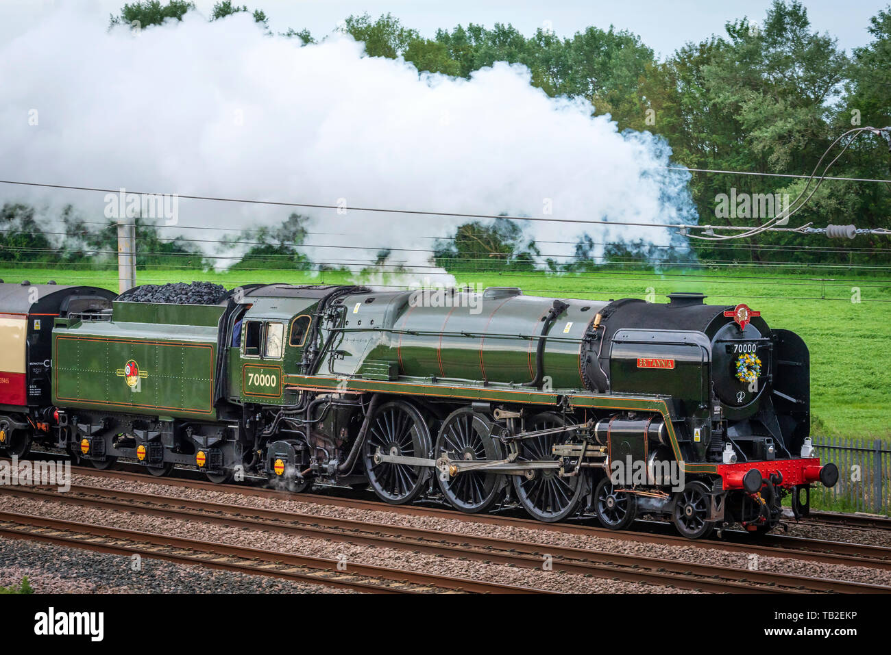 Britannia class locomotive hi-res stock photography and images - Alamy