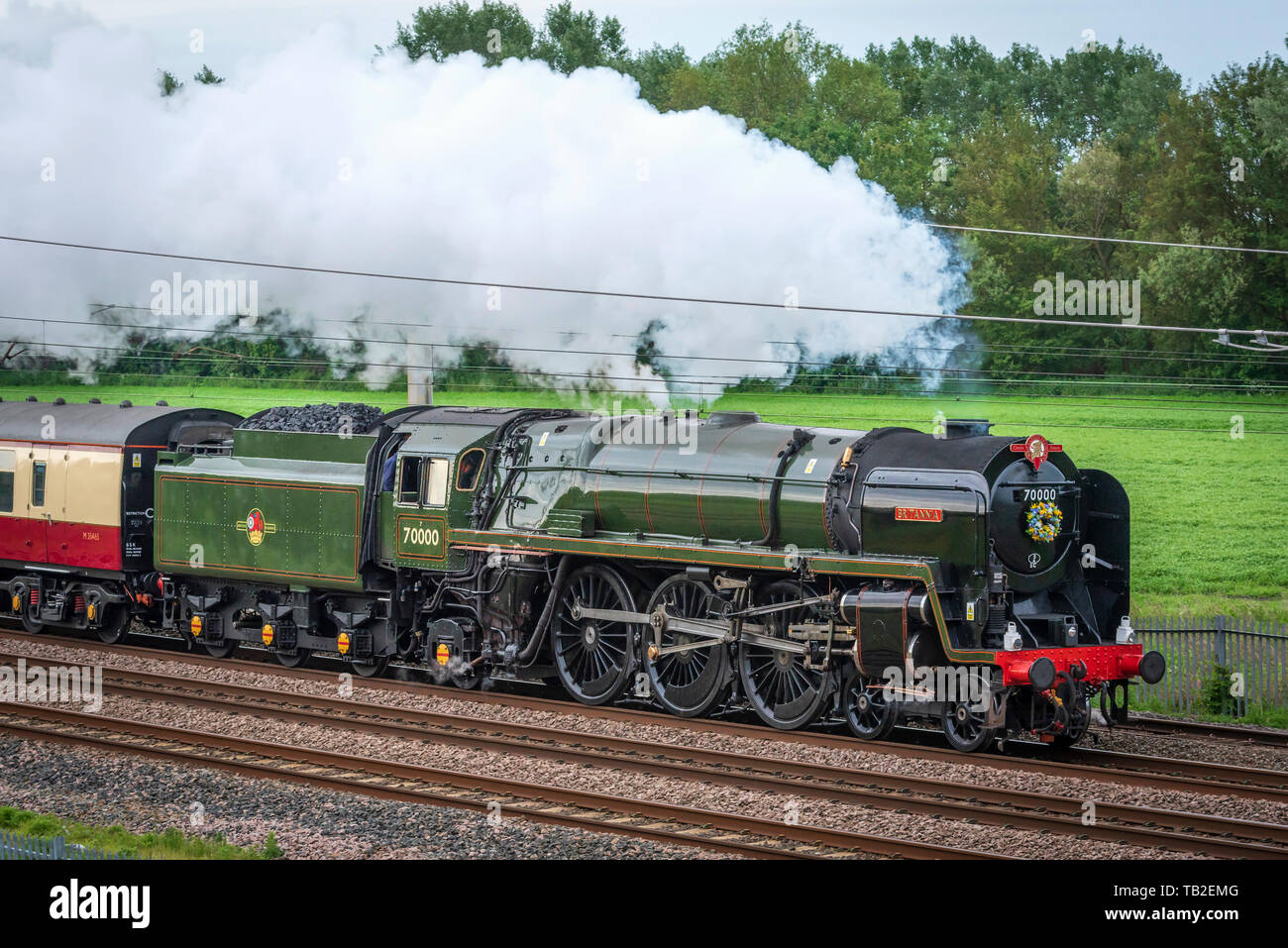 Britannia class locomotive hi-res stock photography and images - Alamy