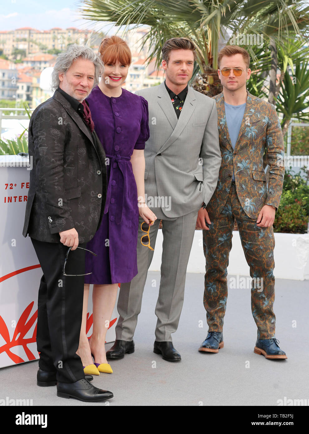 CANNES, FRANCE - MAY 16: Dexter Fletcher, Bryce Dallas Howard, Richard ...