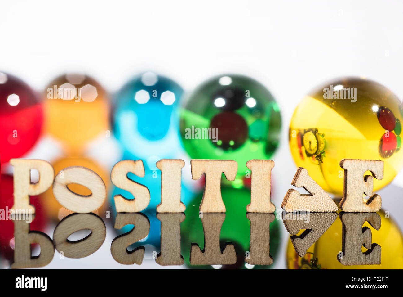 Banner sign positive attitude positive thinking optimistic optimism hi ...
