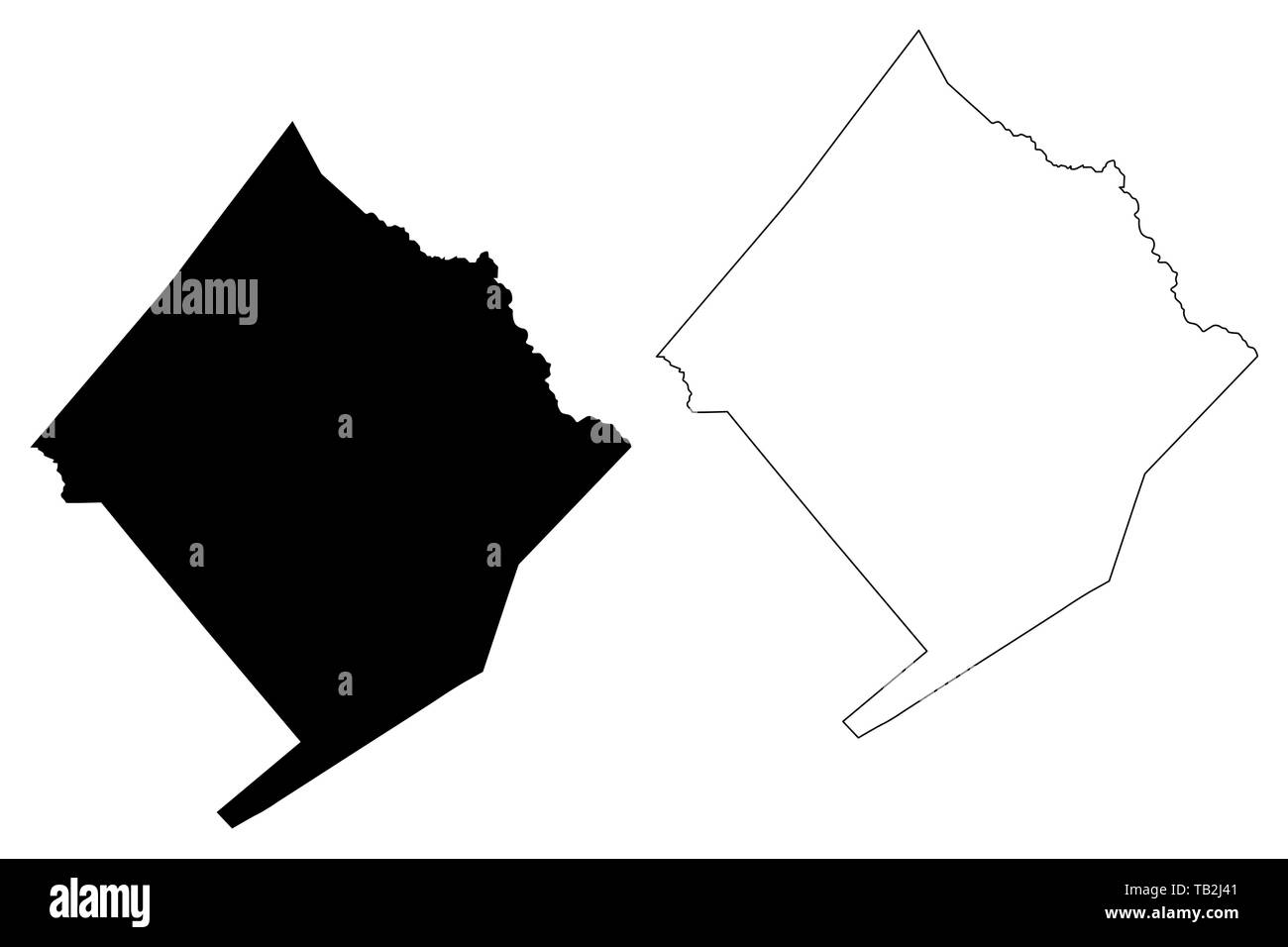 Map of colorado counties Stock Vector Images - Alamy
