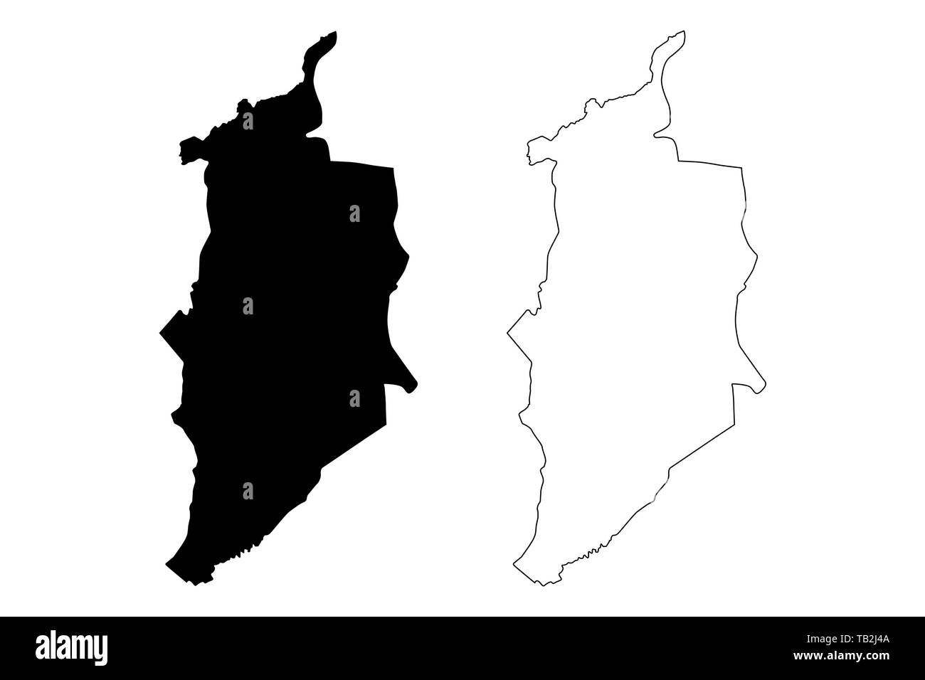 Quneitra Governorate (Governorates of Syria, Syrian Arab Republic) map ...