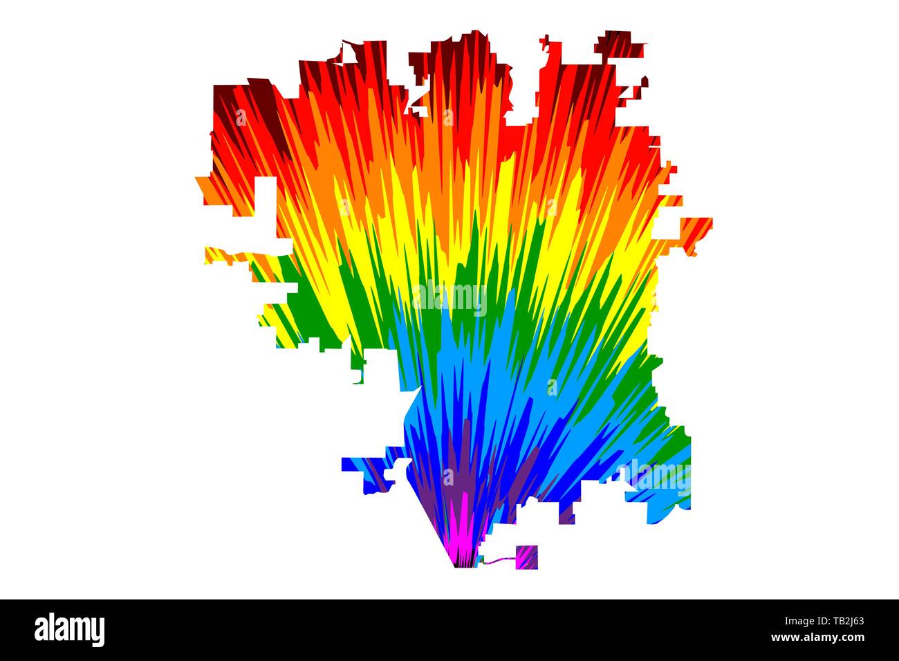 American spectrum Stock Vector Images - Alamy
