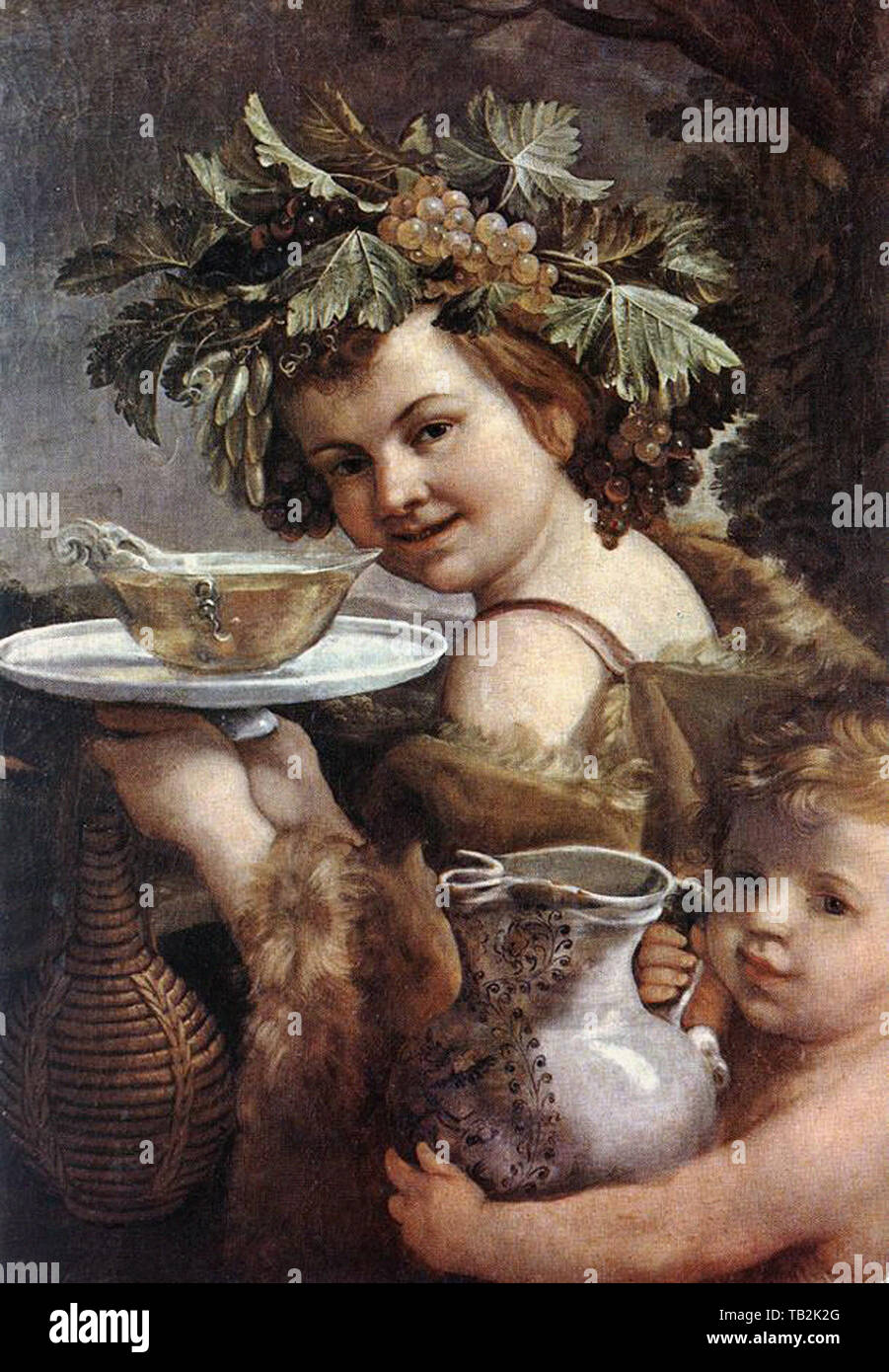 Guido Reni - Boy Bacchus 1615 Stock Photo - Alamy