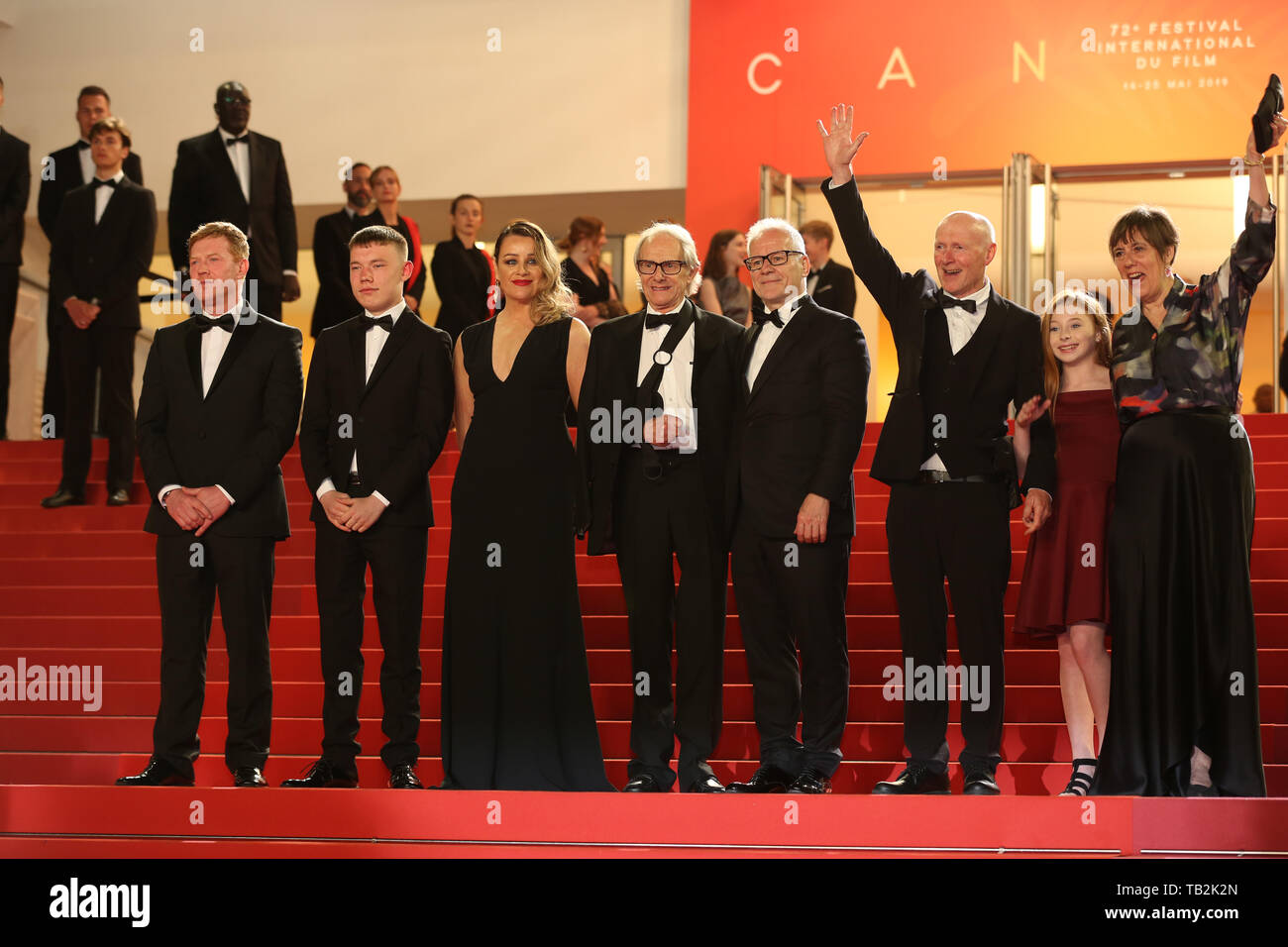 CANNES, FRANCE - MAY 16: Rhys Stone, Kris Hitchen, Debbie Honeywood ...
