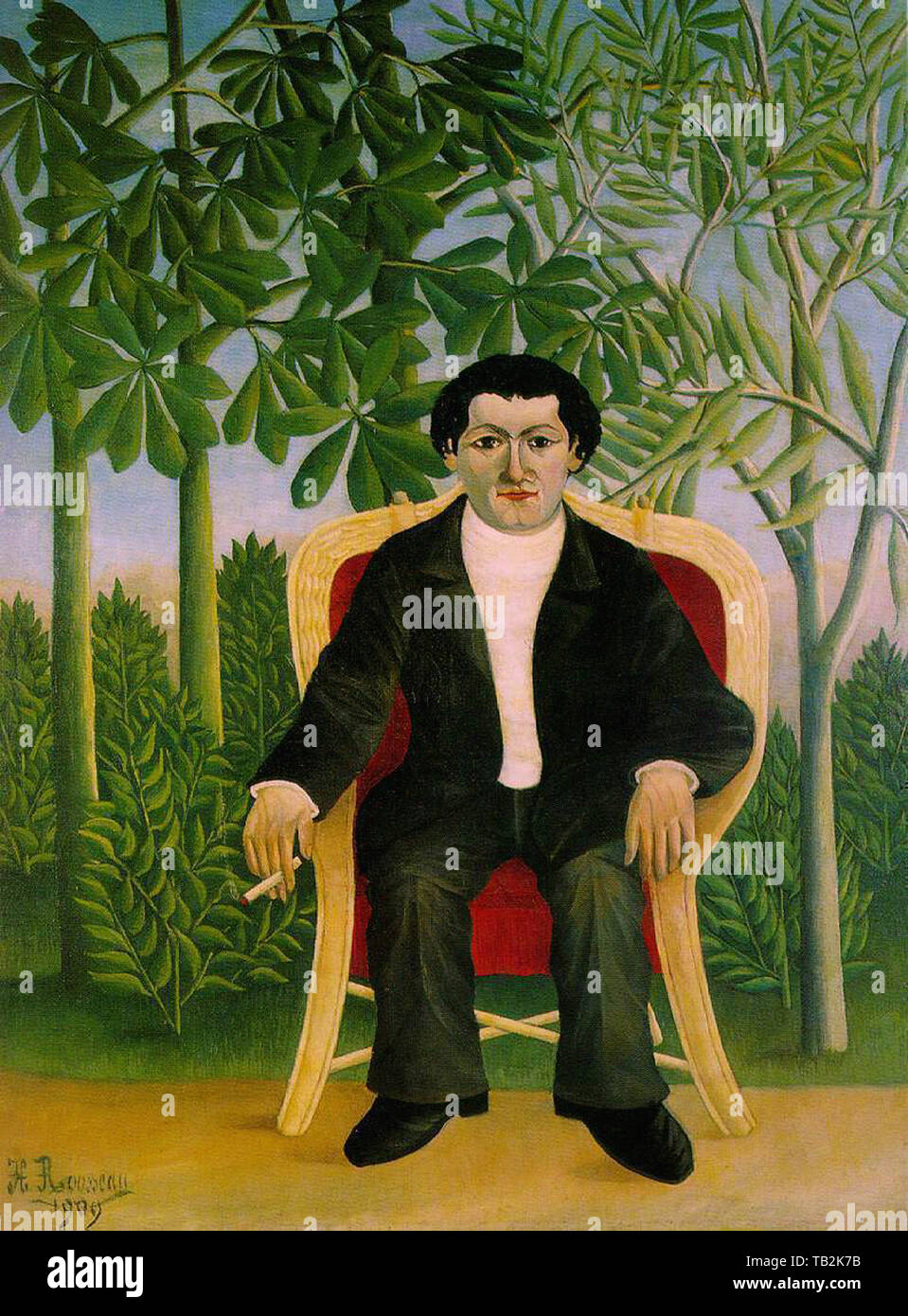 Henri Julien Félix Rousseau A.K.A Le Douanier Rousseau - Portrait ...