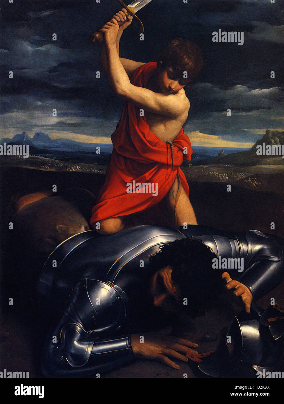 Guido Reni - David Goliath 1610 Stock Photo - Alamy