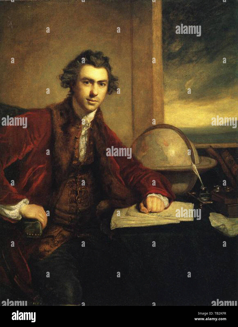 Sir joseph banks by sir joshua reynolds hi-res stock photography and ...