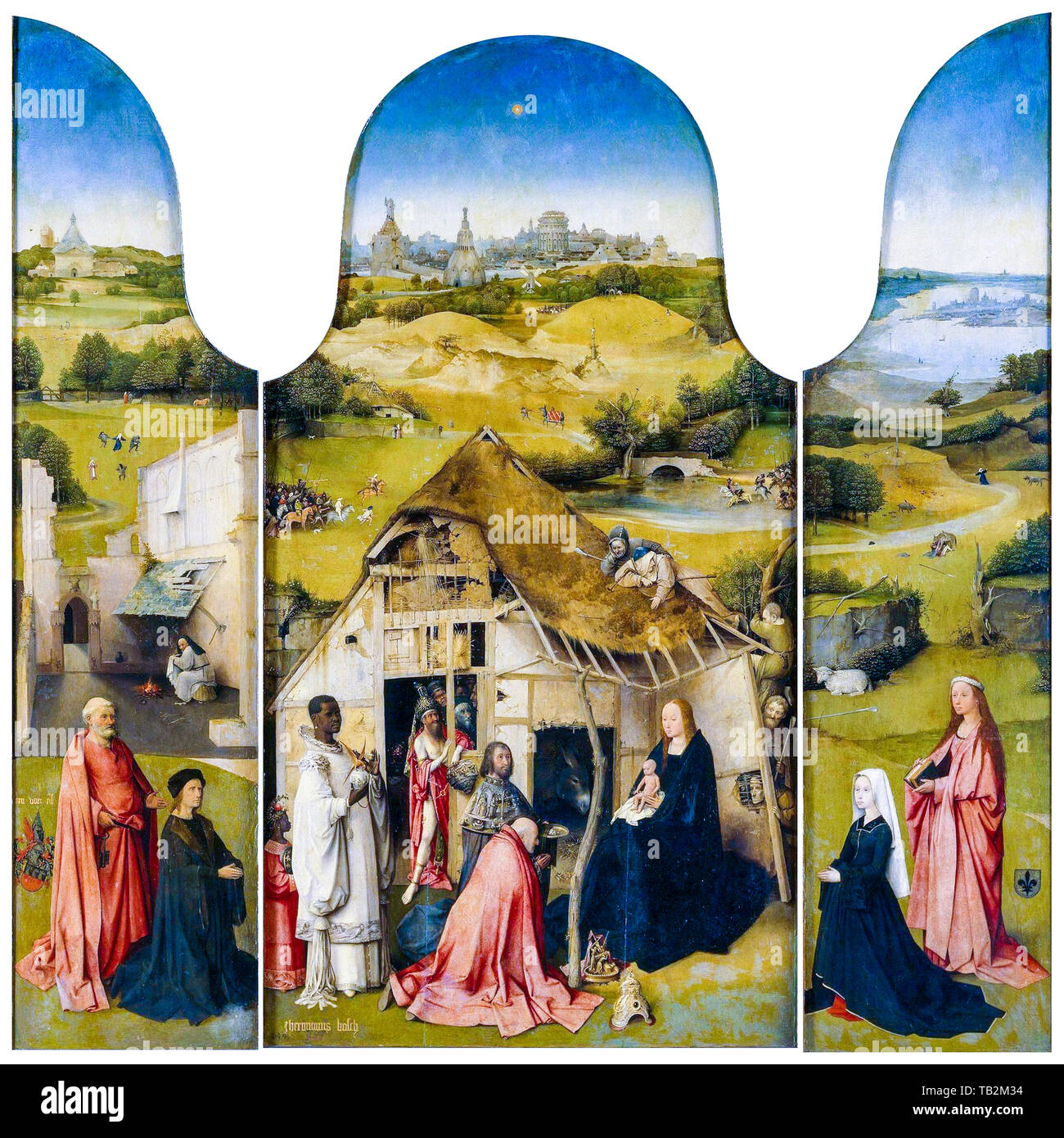 Triptych adoration magi bosch hi-res stock photography and images - Alamy