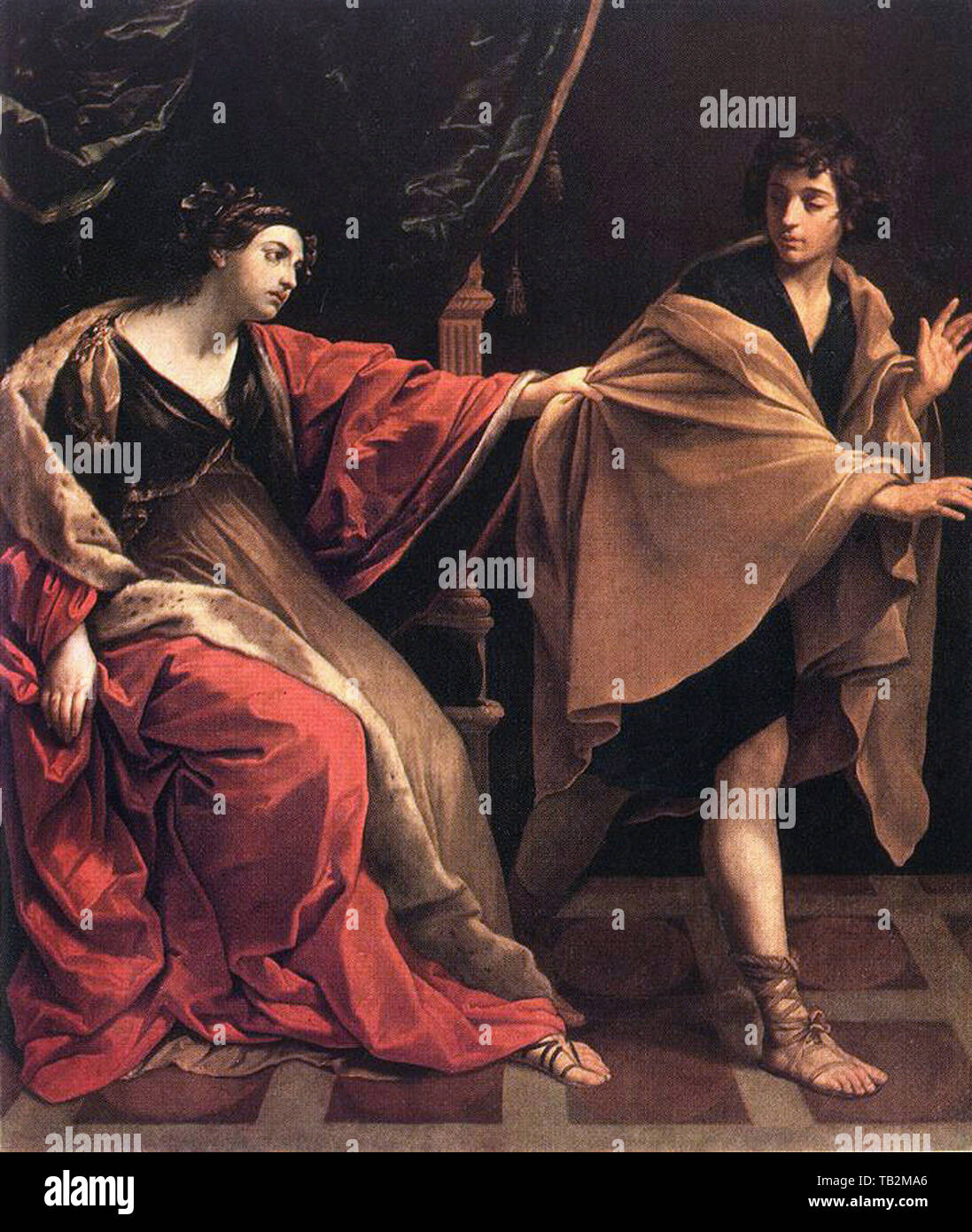 Guido Reni - Joseph Potiphars Wife 1631 Stock Photo - Alamy