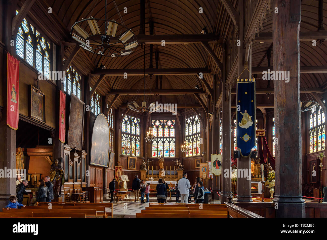 Saint catherine church honfleur hi-res stock photography and images - Alamy