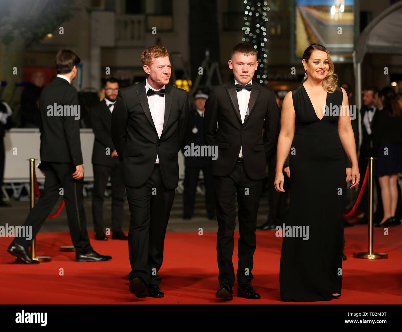 CANNES, FRANCE - MAY 16: Kris Hitchen, Rhys Stone and Debbie Honeywood ...