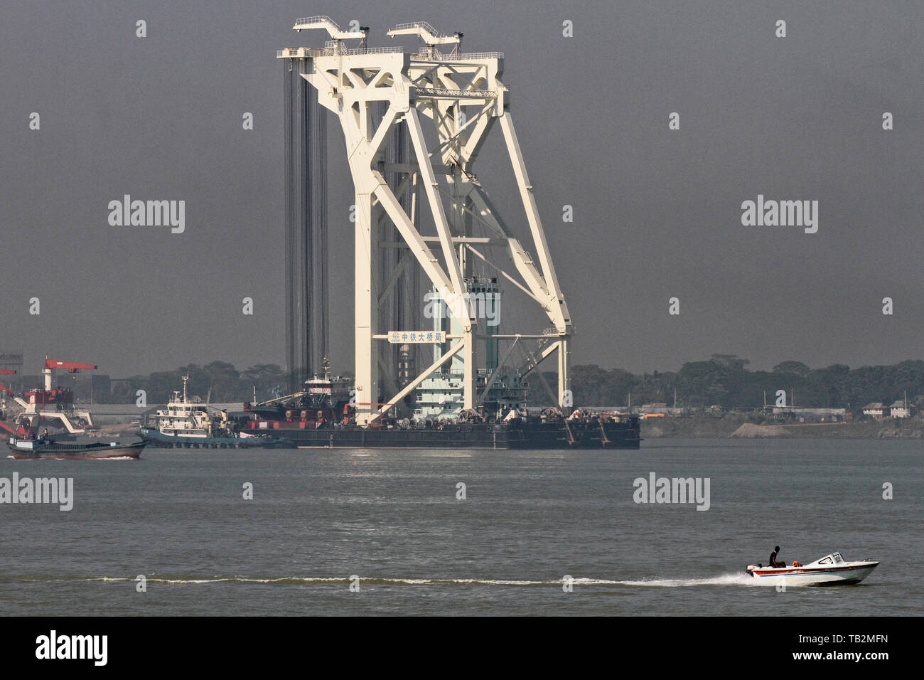 The Padma Bridge is a multipurpose road-rail bridge across the Padma ...