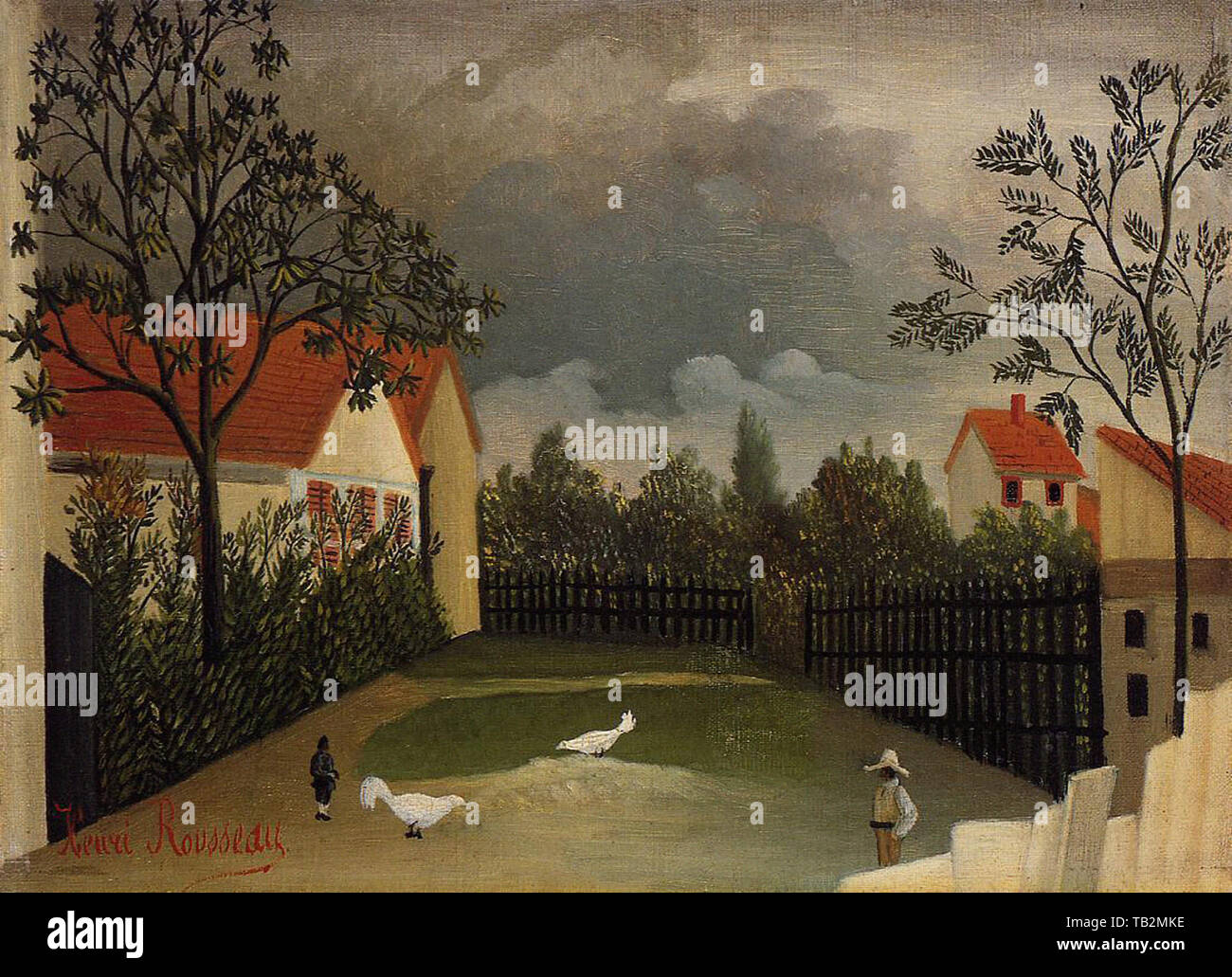 Henri Julien Félix Rousseau A.K.A Le Douanier Rousseau - Poultry Yard ...