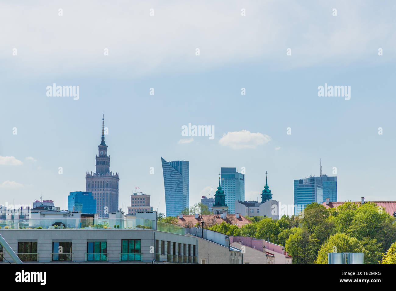 A typical view in Warsaw in Poland Stock Photo - Alamy
