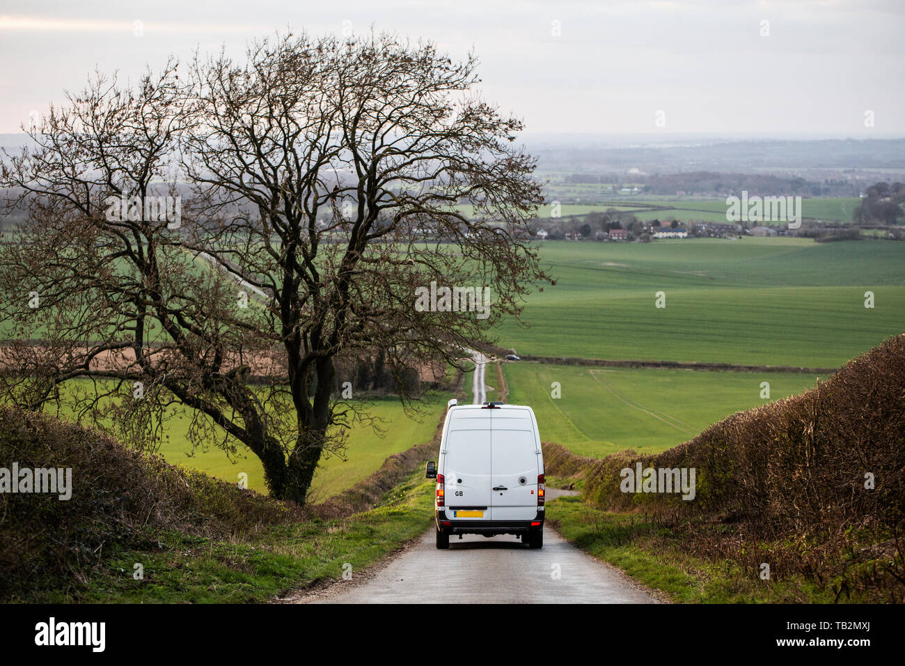 Driving down country lane hi-res stock photography and images - Alamy