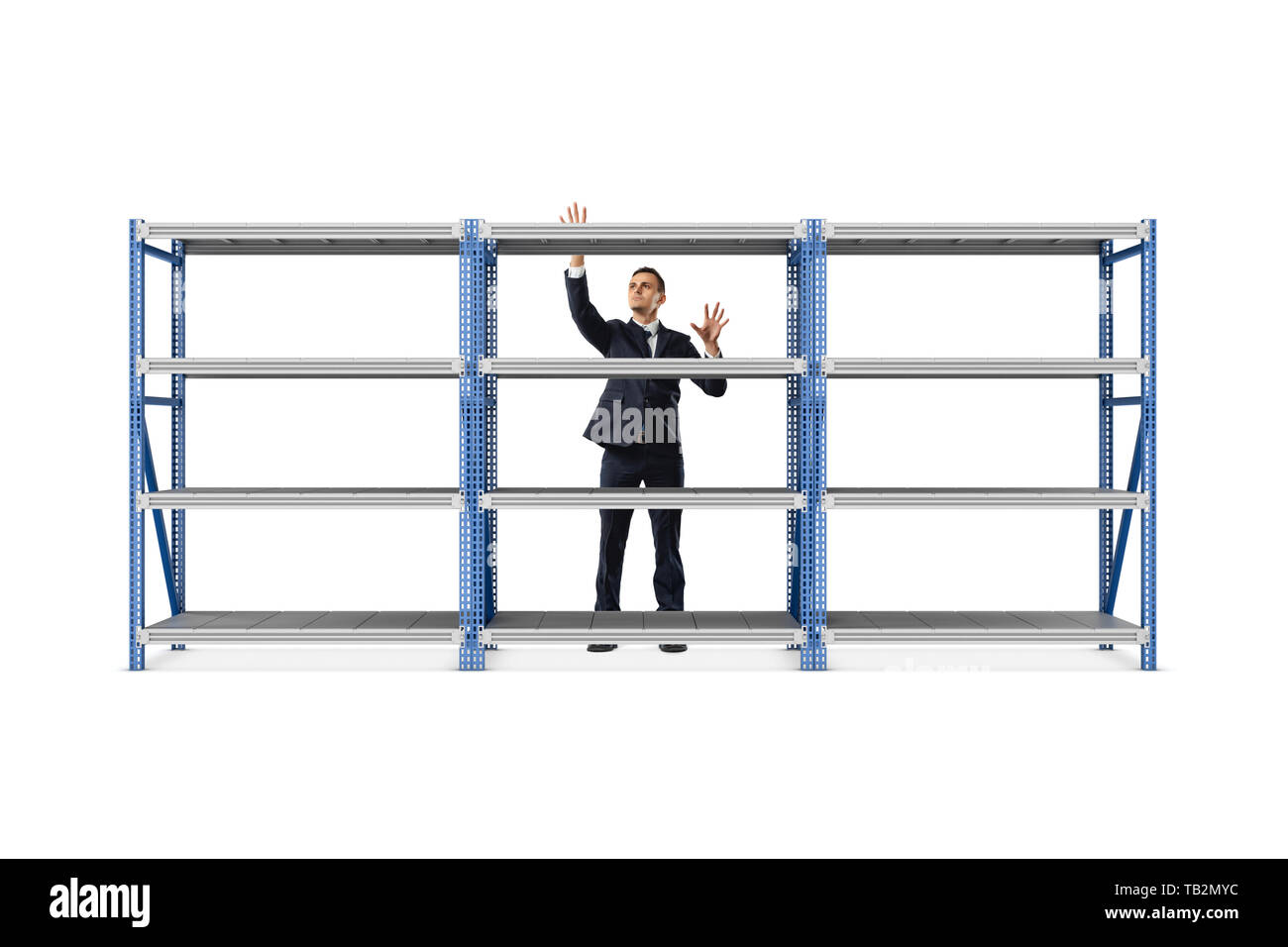 Warehouse worker Cut Out Stock Images & Pictures - Alamy