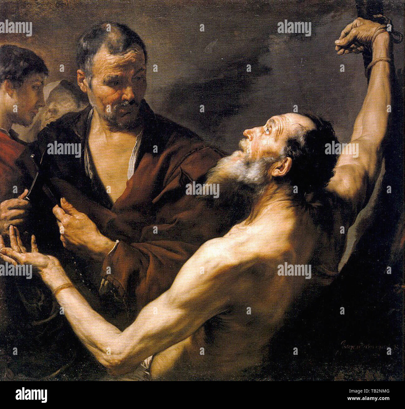 Jusepe De Ribera - Martyrdom St Bartholomew 1634 Stock Photo - Alamy