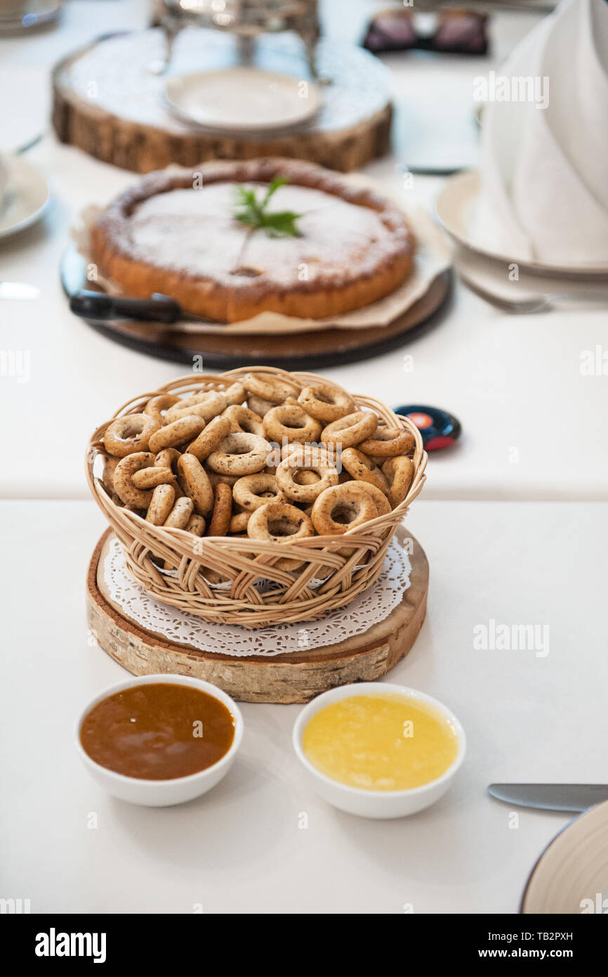 Traditional russian baked goods Stock Photo - Alamy