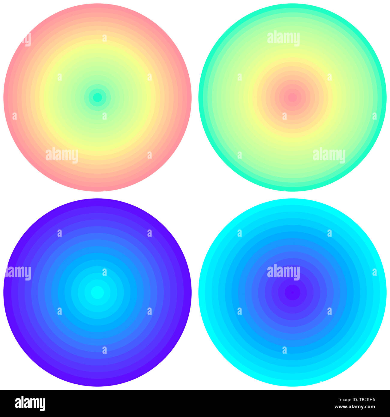 Neon cyan gradient Cut Out Stock Images & Pictures - Alamy