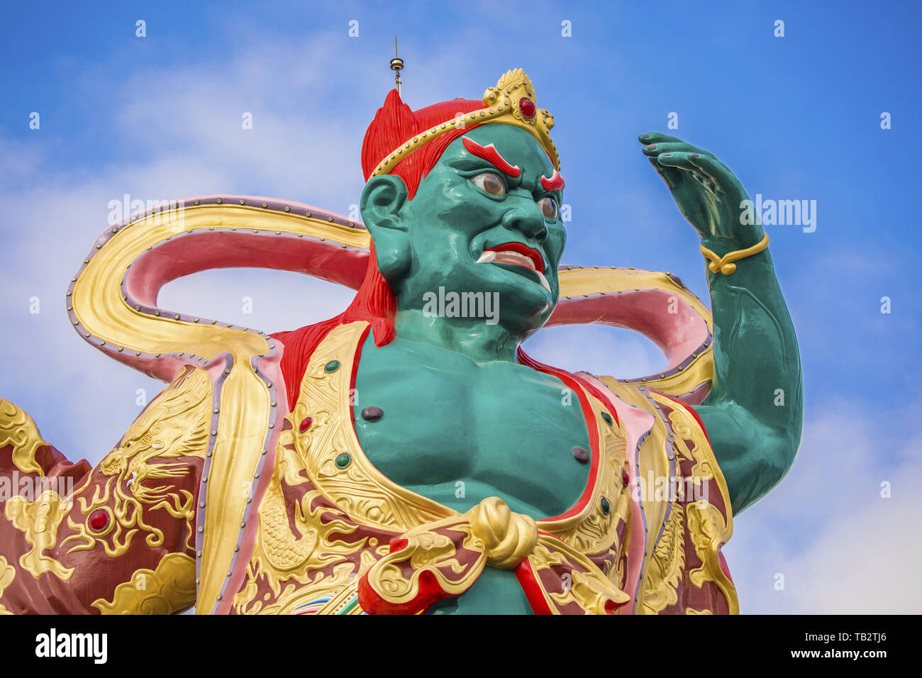 statue in Luermenma Temple Stock Photo - Alamy