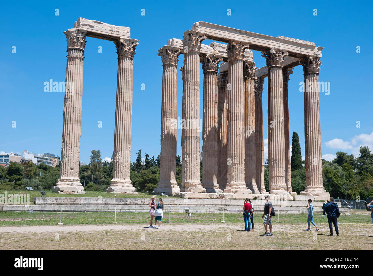 Zeus olympus temple hi-res stock photography and images - Alamy