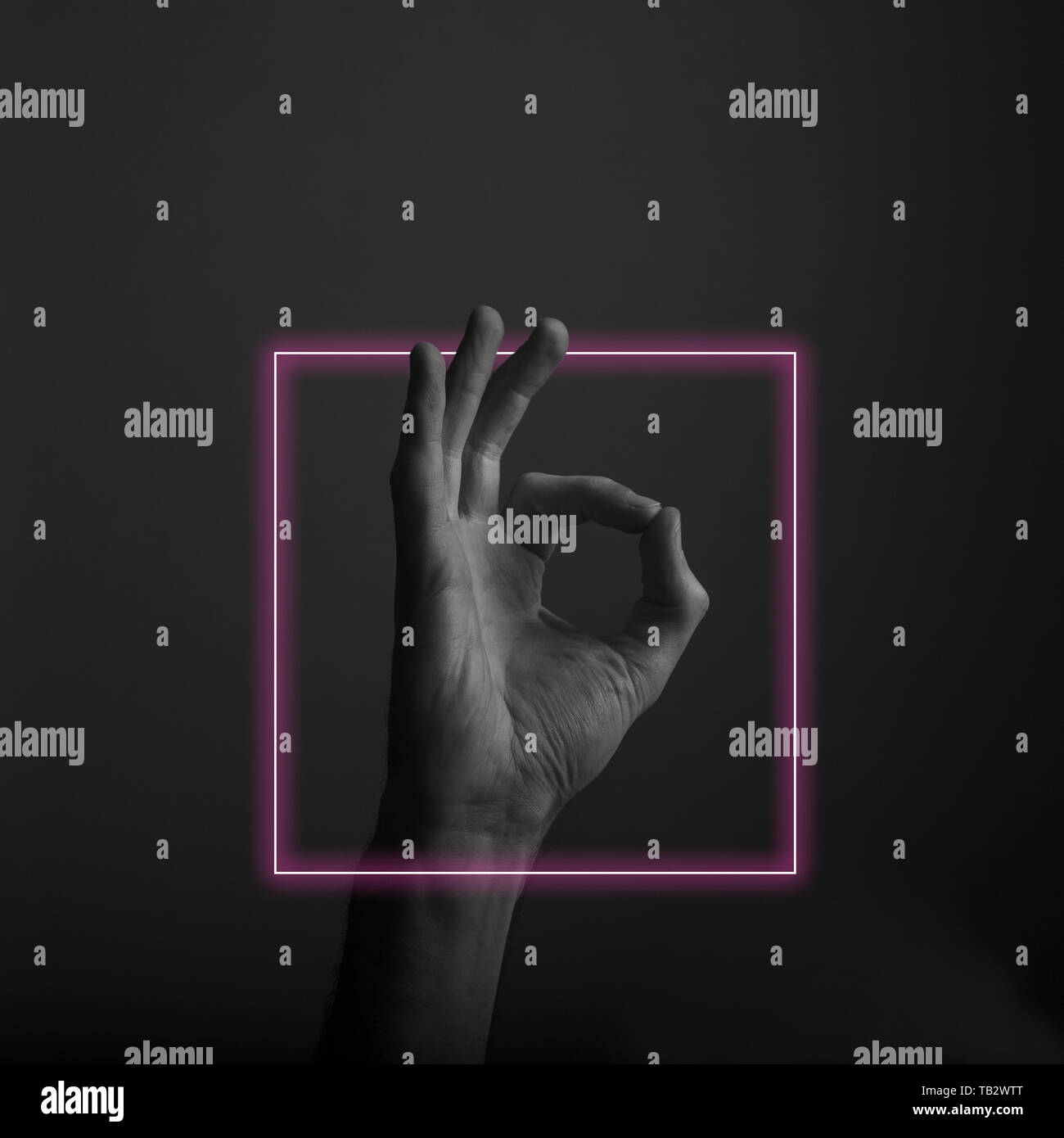 Approval hand sign hi-res stock photography and images - Alamy