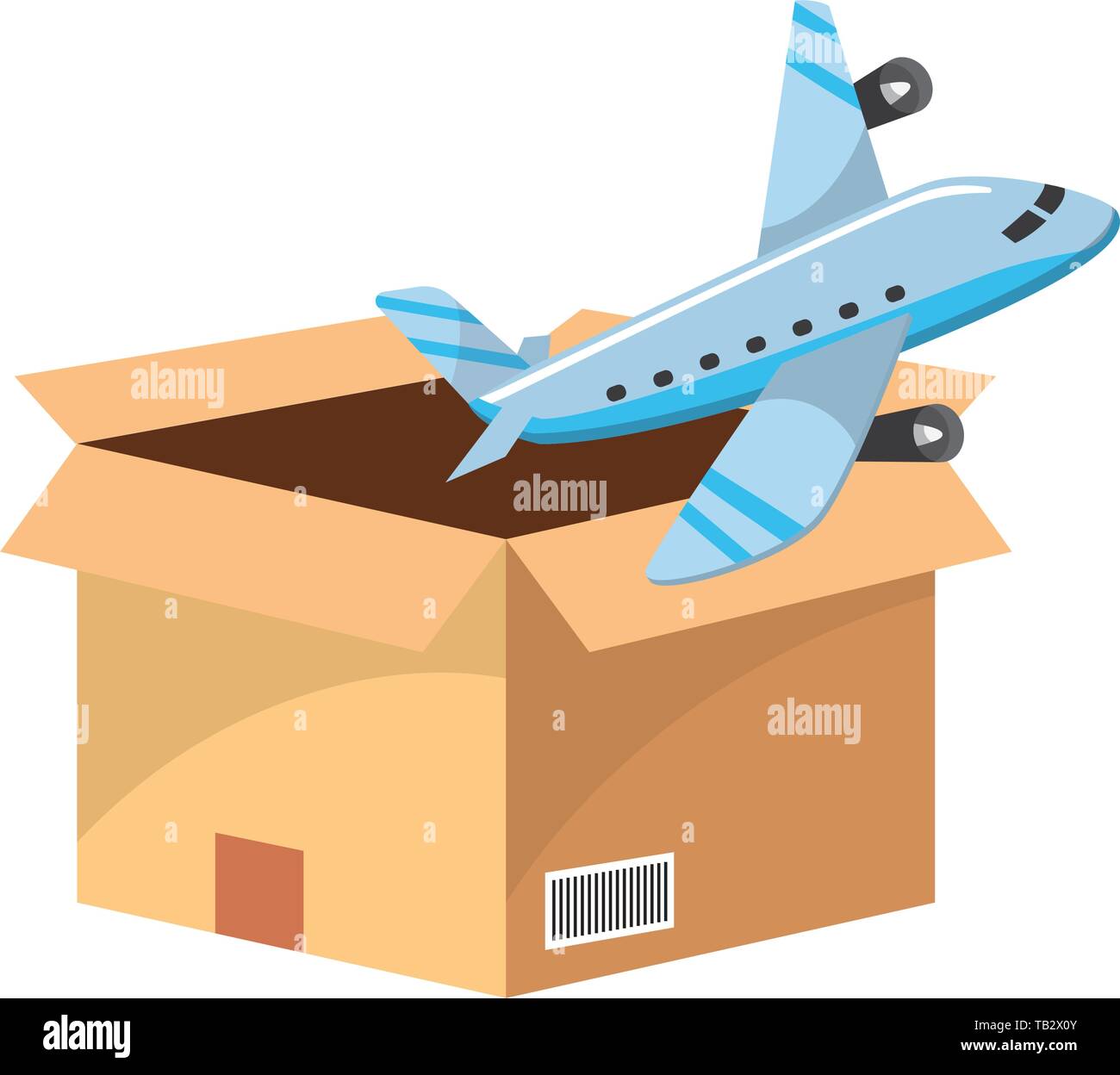 delivery tracking service shipping business logistic cartoon vector ...