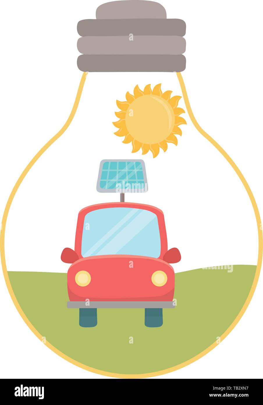 light bulb design, Save energy ecology power eco and environment theme ...