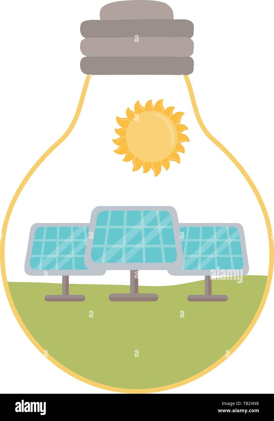 light bulb design, Save energy ecology power eco and environment theme ...