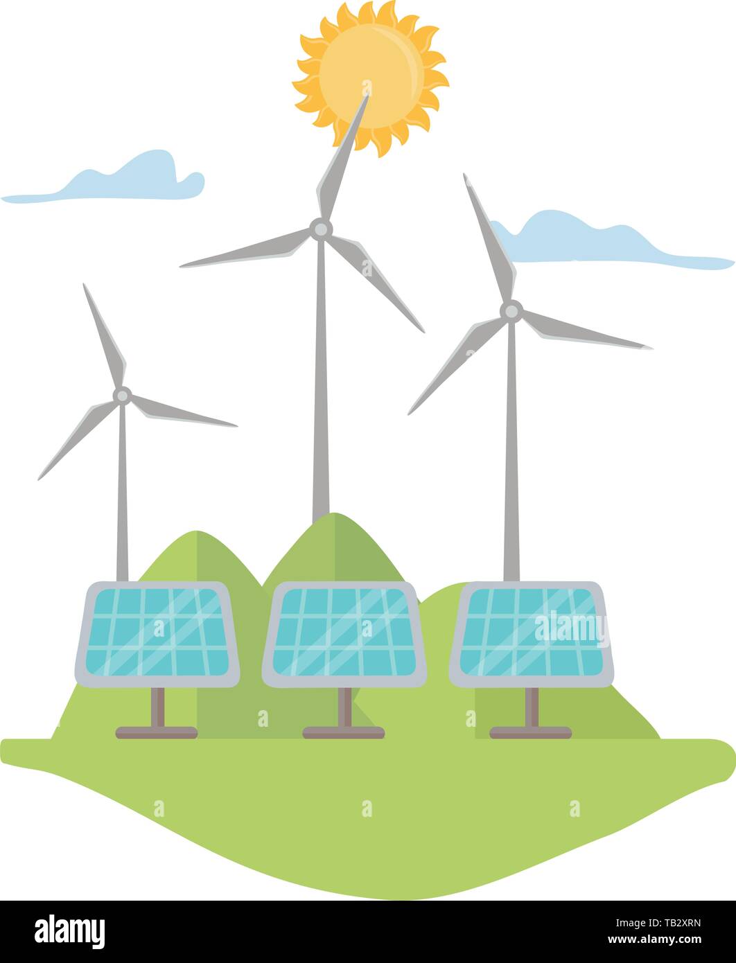 Solar panel design, Save energy power eco sustainable and environmental ...