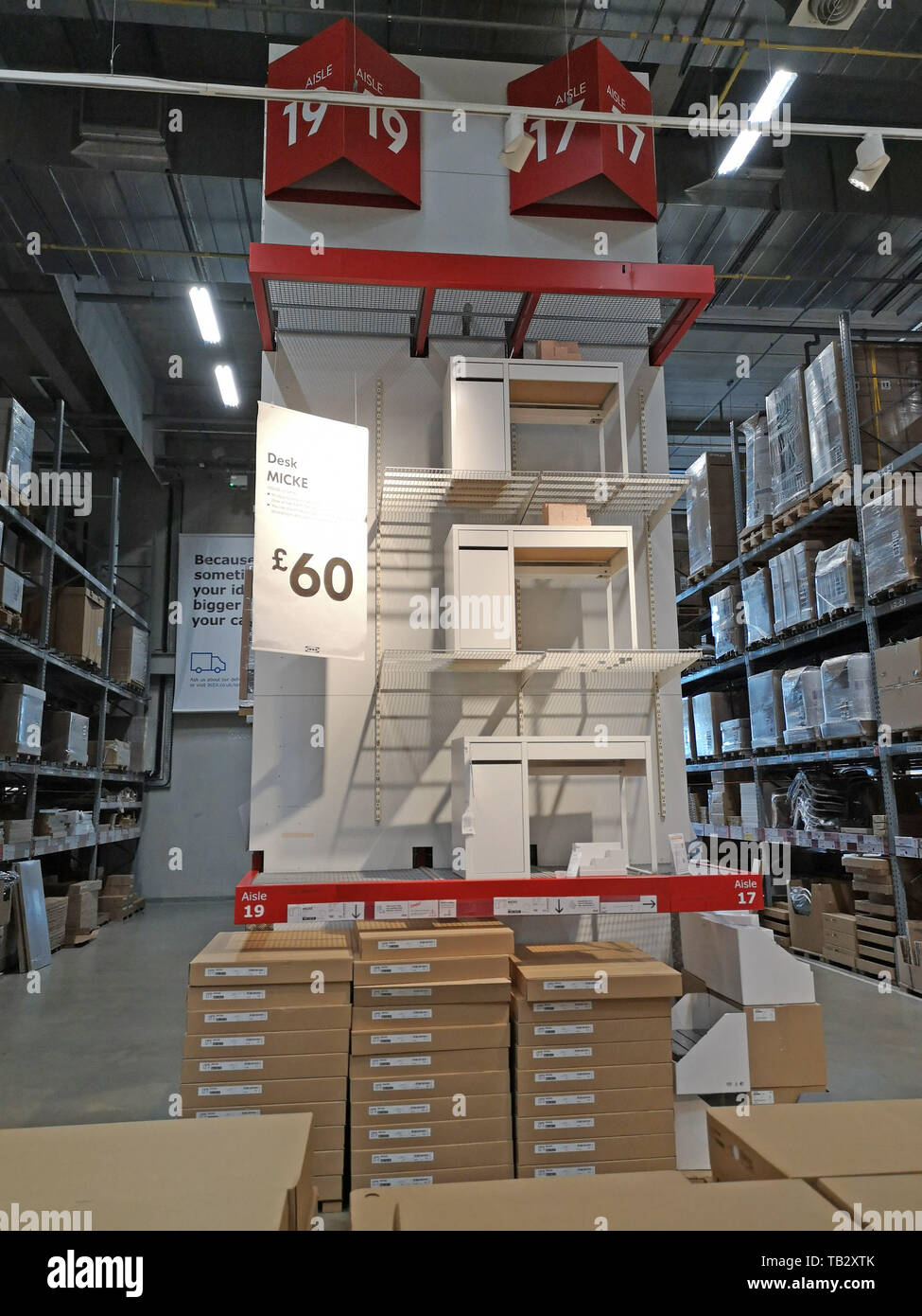 Self-Service area at Ikea in Coventry, UK, on May 29, 2019 Stock Photo ...