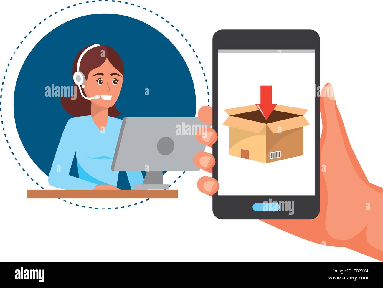 customer support logistics service tracking and delivery call center ...