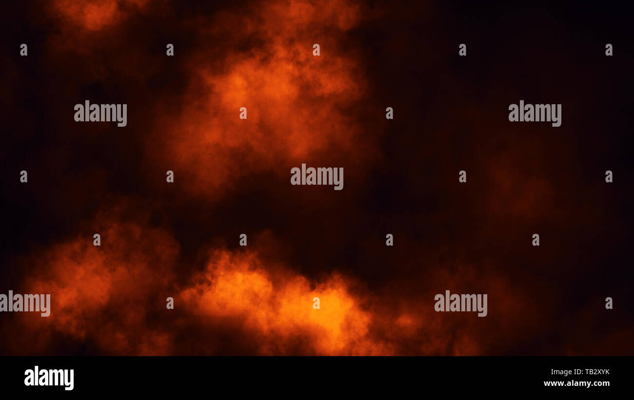 Fire smoke texture overlays on isolated background. Misty background ...