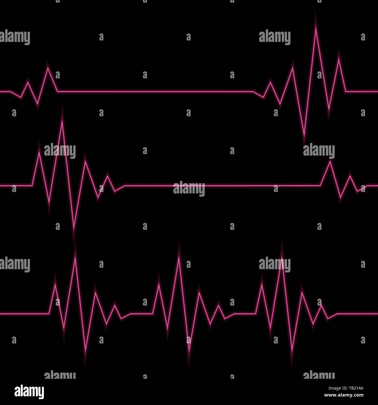 Heart rate graph ecg illustration hi-res stock photography and images ...