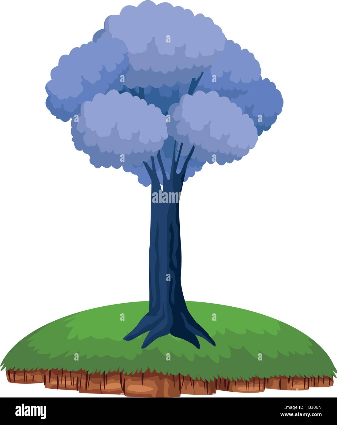 Leafy ground Stock Vector Images - Alamy