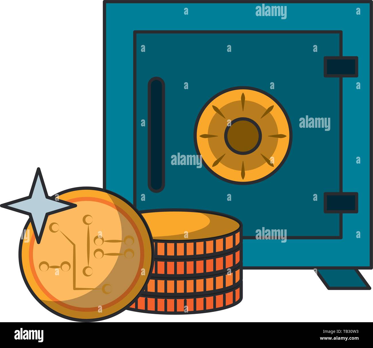 Bitcoin coins altcoins in Stock Vector Images - Alamy