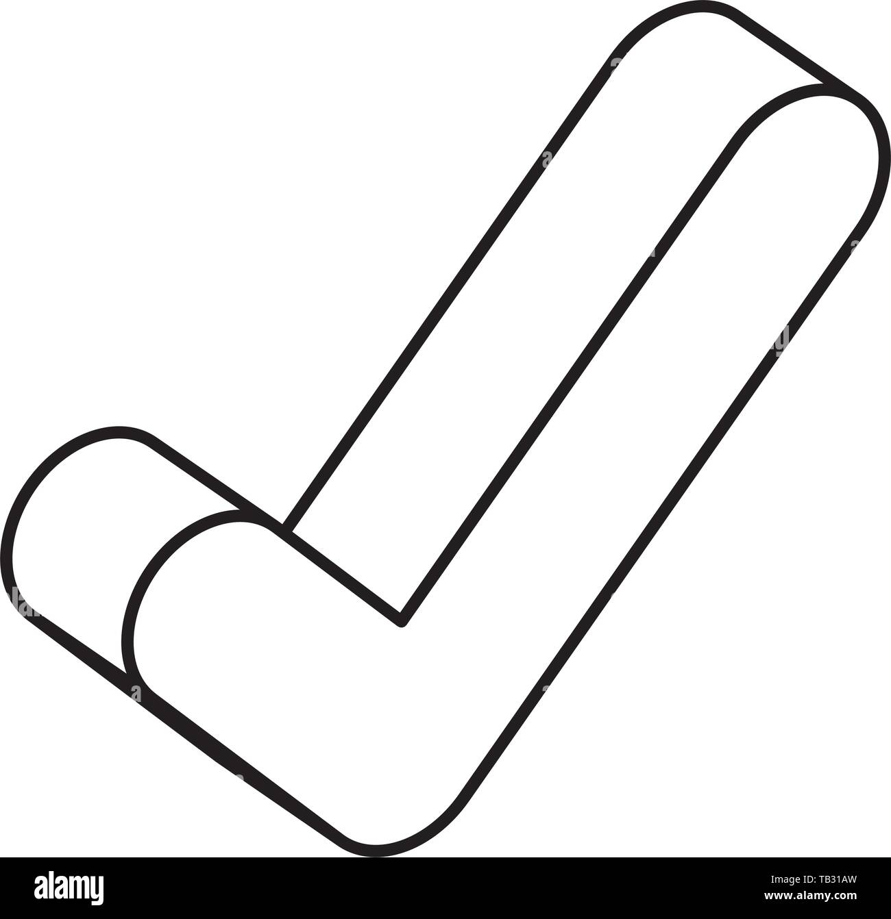ok check symbol isolated icon Stock Vector Image & Art - Alamy