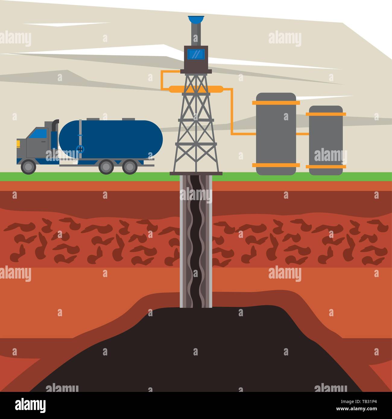 Fracking pumps hi-res stock photography and images - Alamy