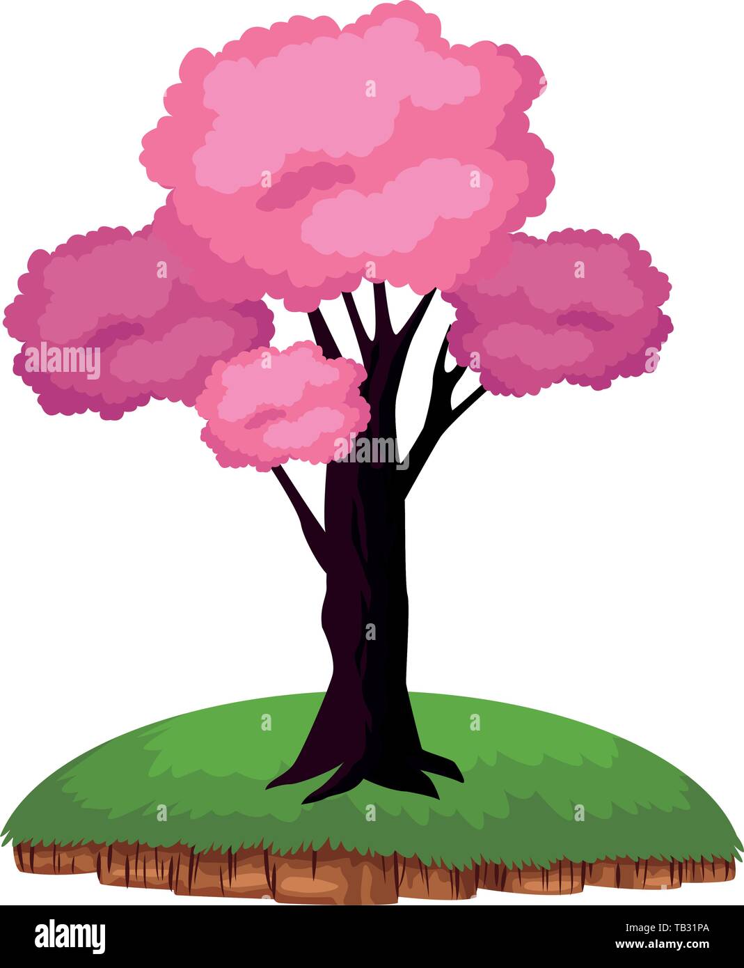 Leafy ground Stock Vector Images - Alamy