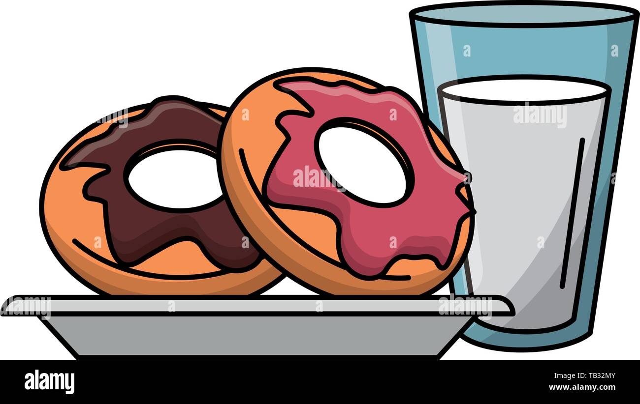 Breakfast morning food cartoons Stock Vector Image & Art - Alamy