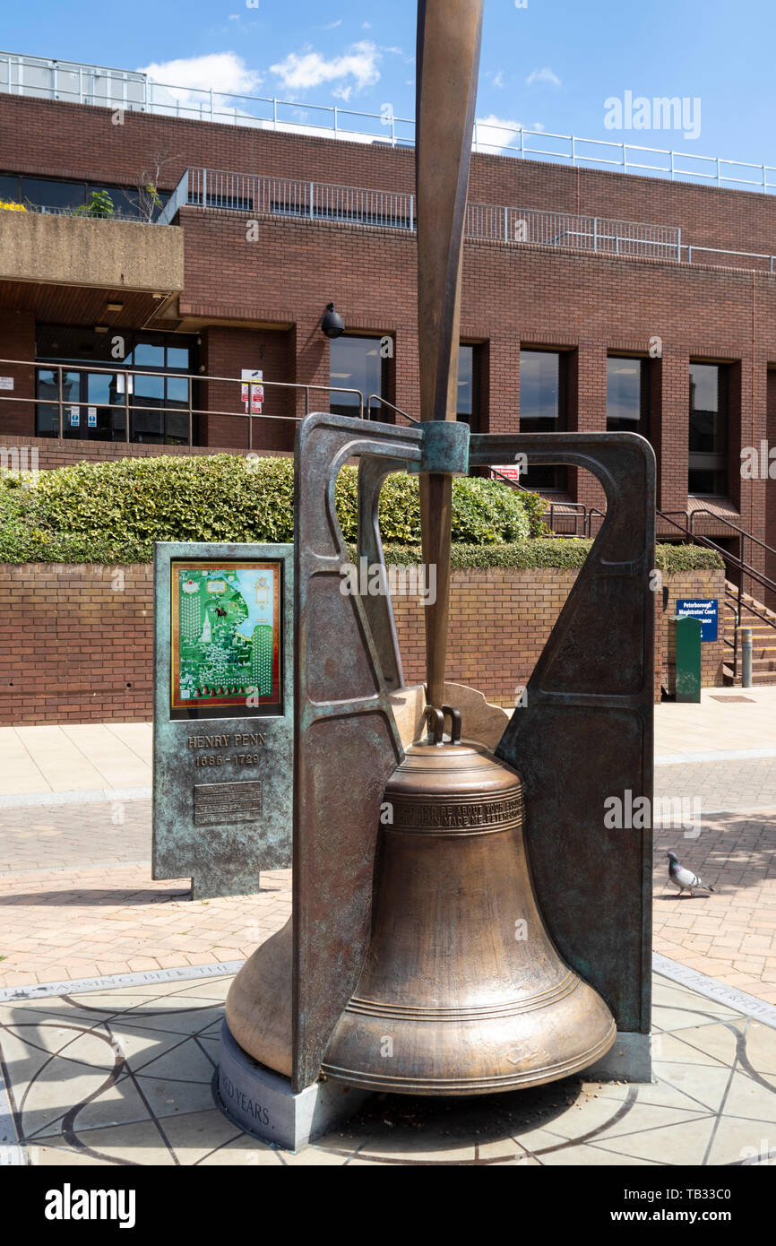 The Voice of the City’ a monument of three strickles, bell mould and ...