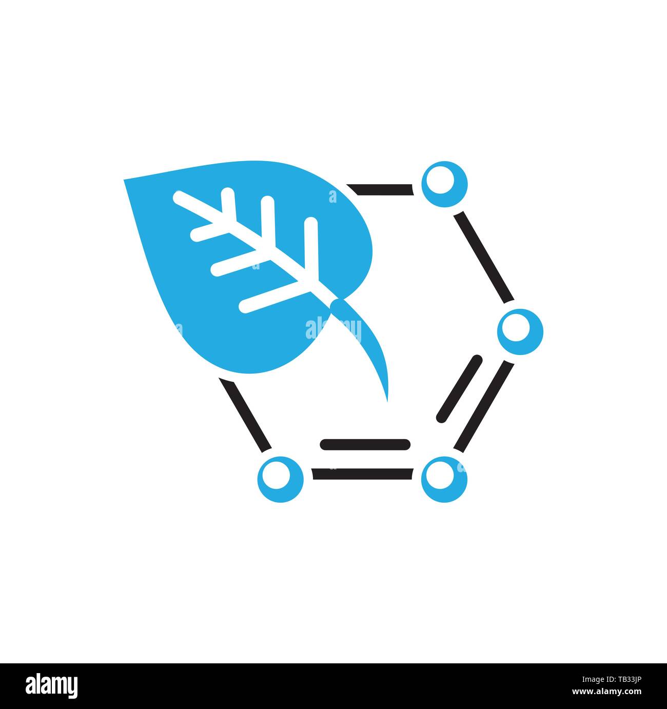 Molecule icon on background for graphic and web design. Simple vector ...