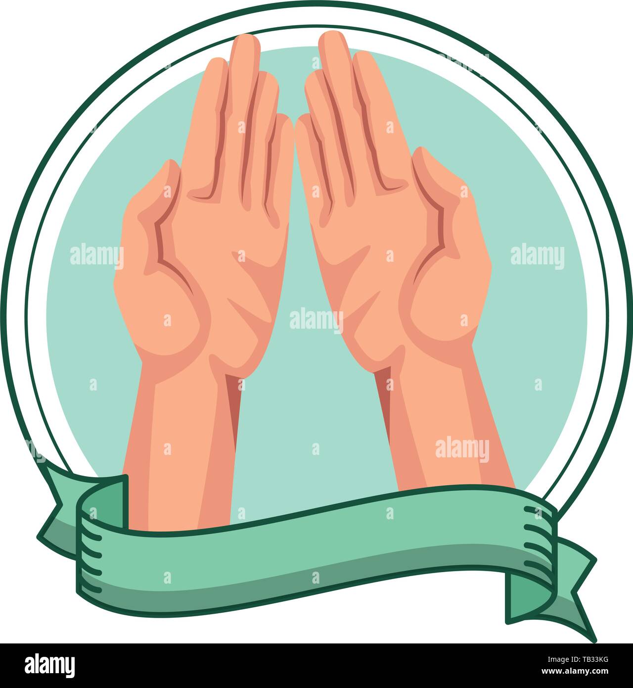 Thumb facing Stock Vector Images - Alamy