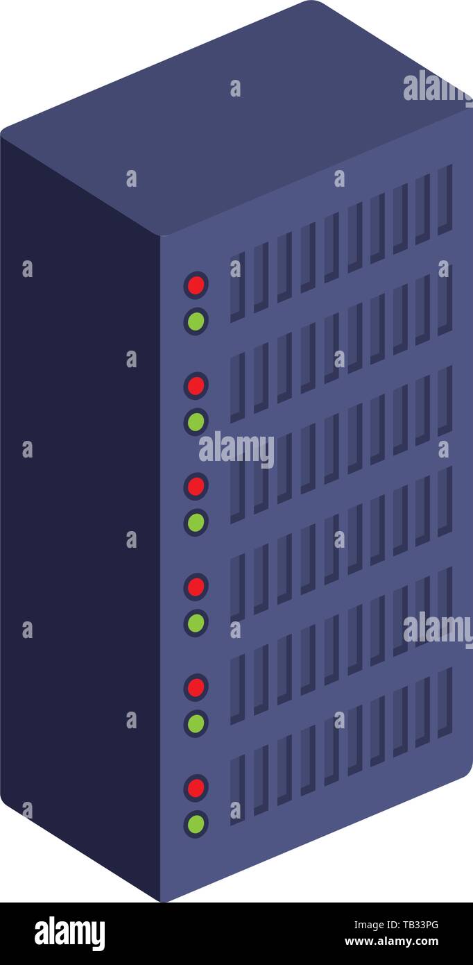 server tower data center icon Stock Vector Image & Art - Alamy