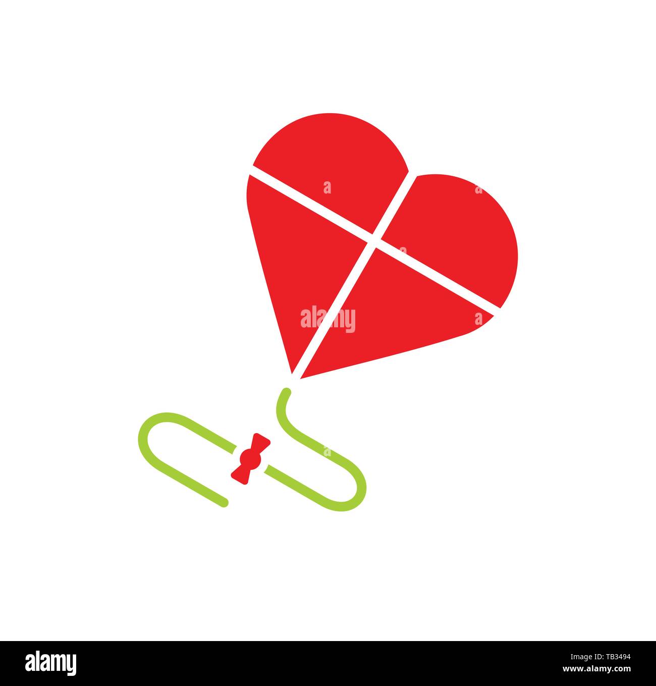 Kite icon on black background for graphic and web design. Simple vector ...