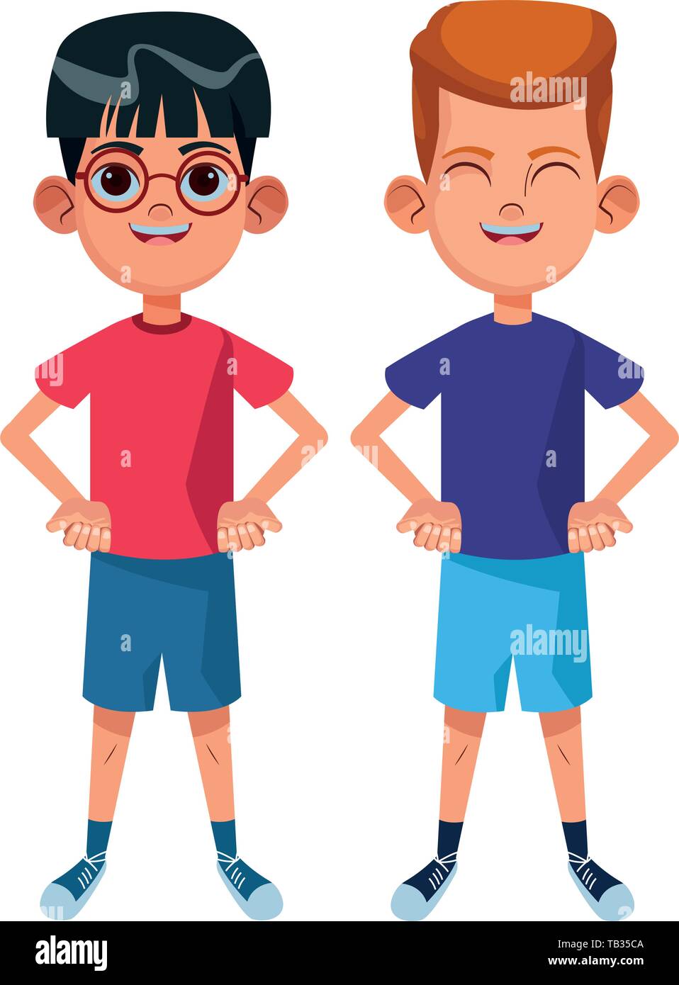 young kids avatar carton character Stock Vector Image & Art - Alamy