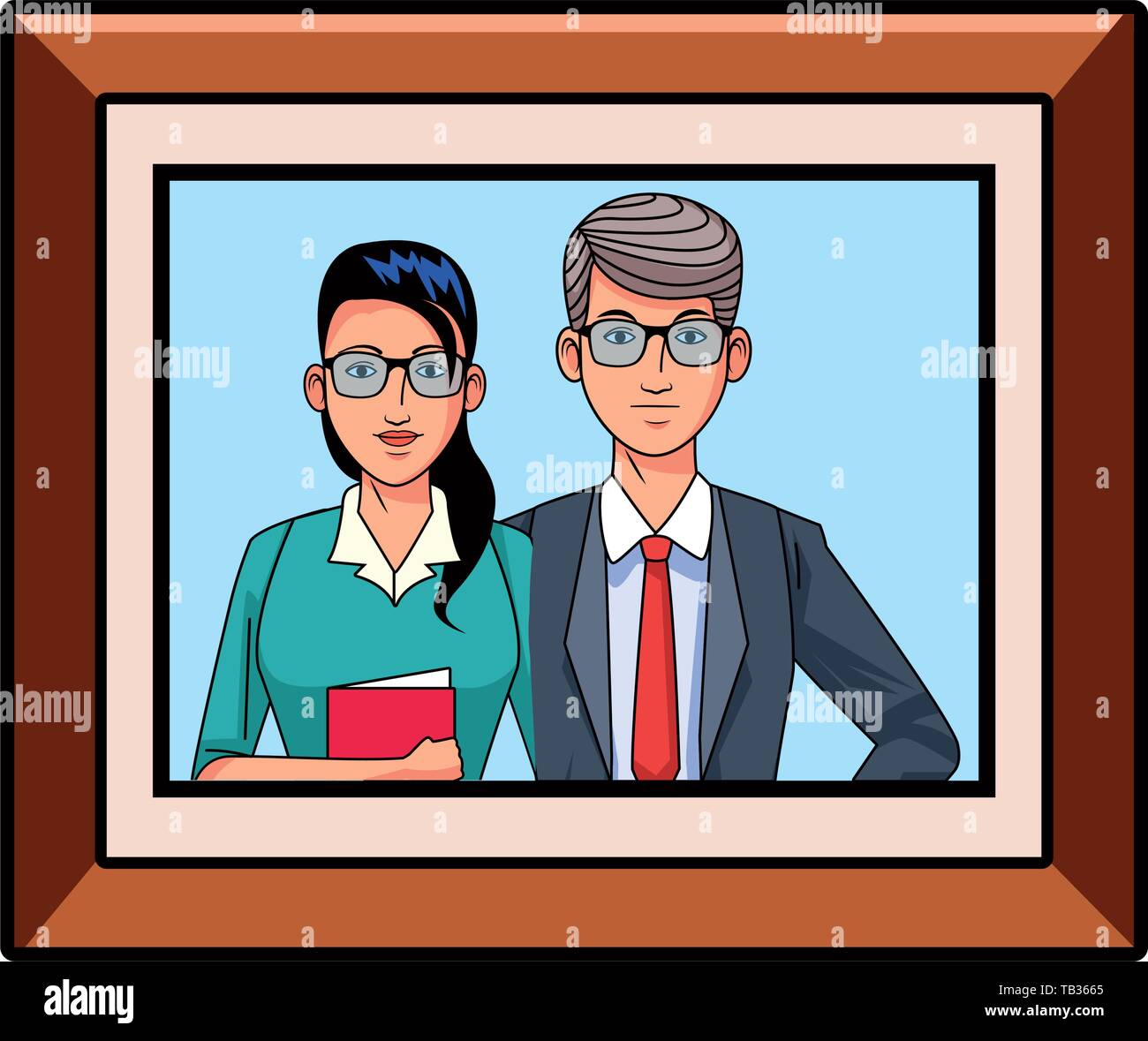 Photo business team in Stock Vector Images - Alamy