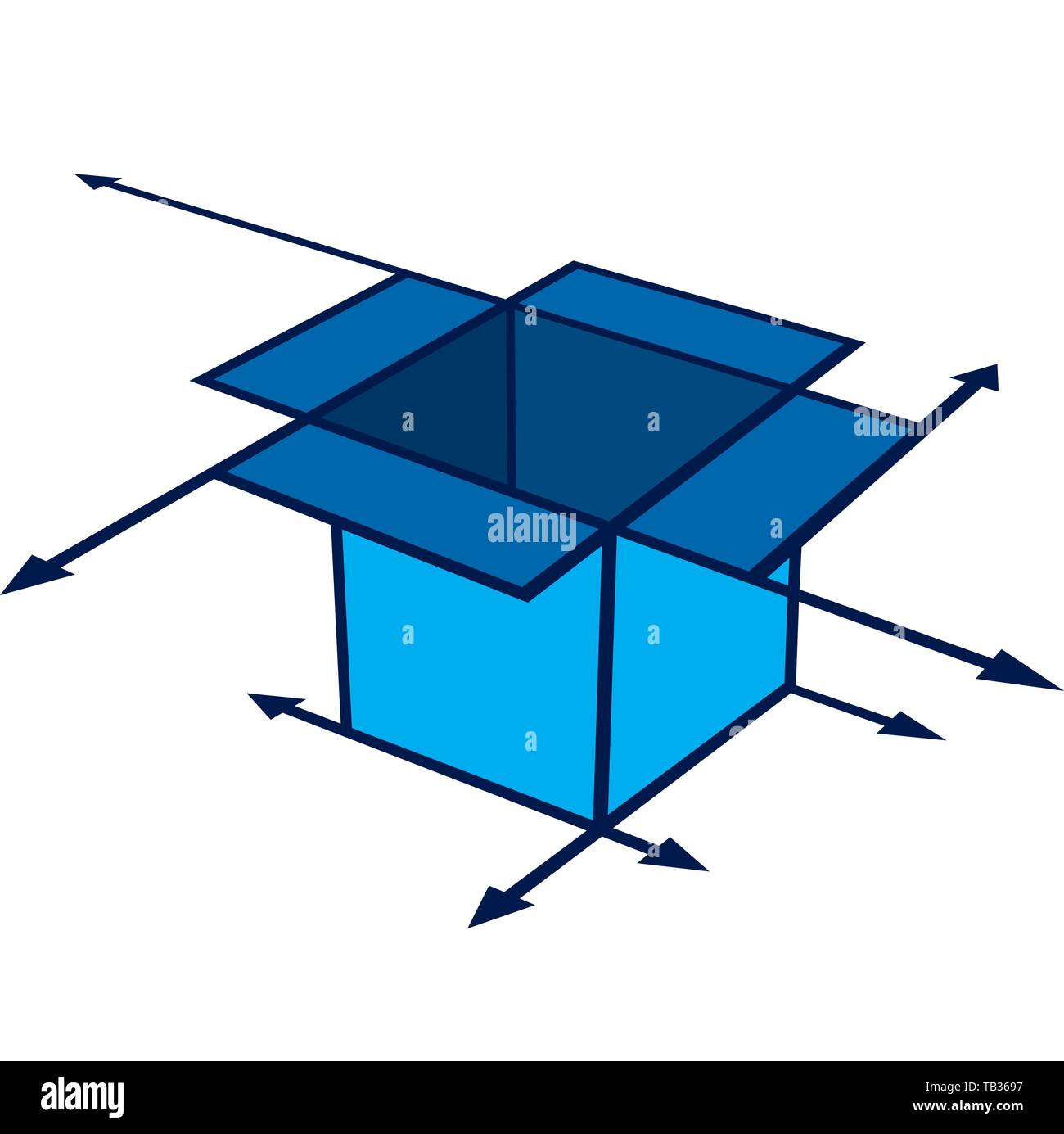 Vector box lines hi-res stock photography and images - Alamy