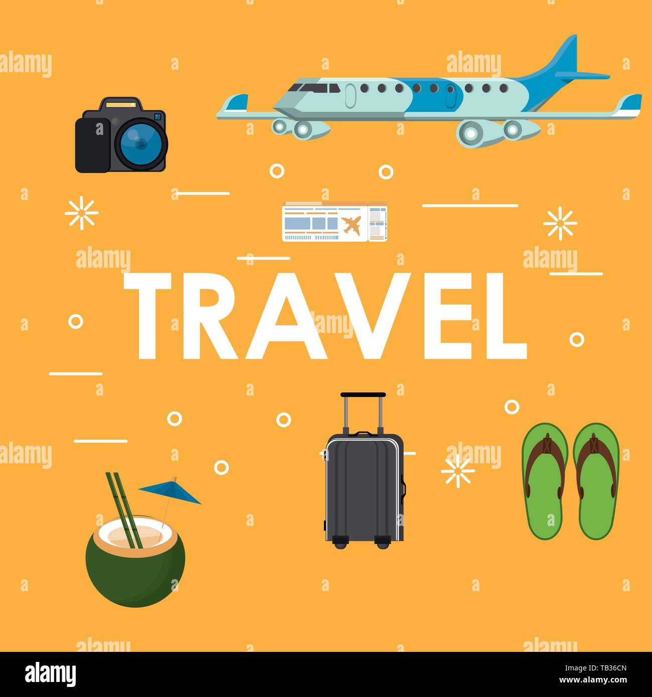 Travel and vacations cartoons Stock Vector Image & Art - Alamy